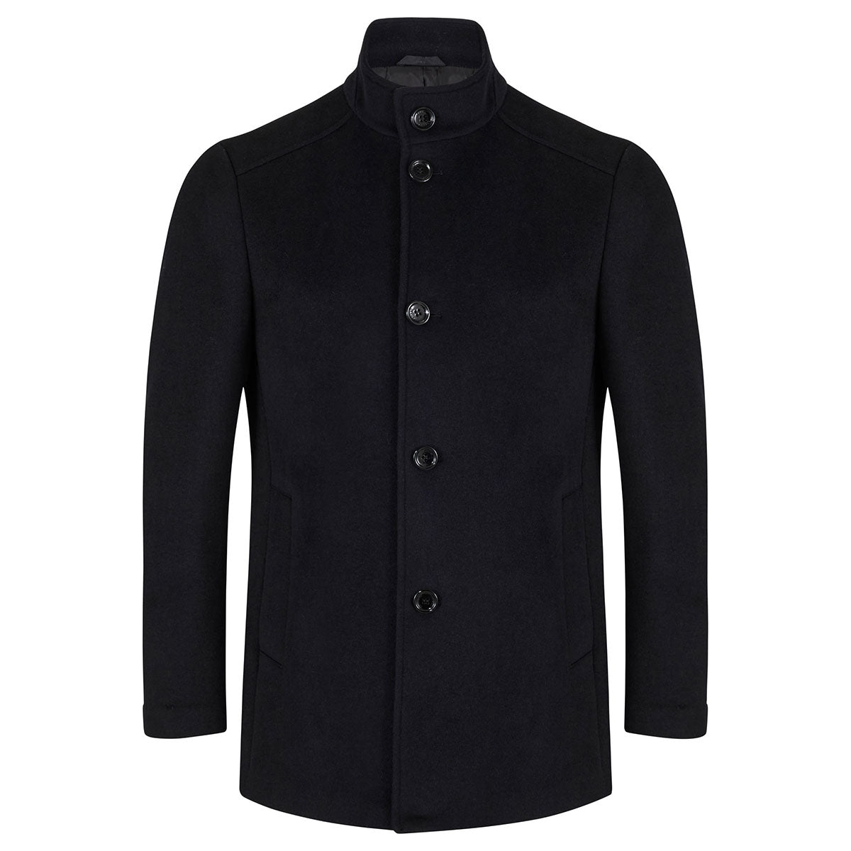Daniel Grahame Coat Watson Black Tailored Wool Blend 4-90206-00 – Baks ...