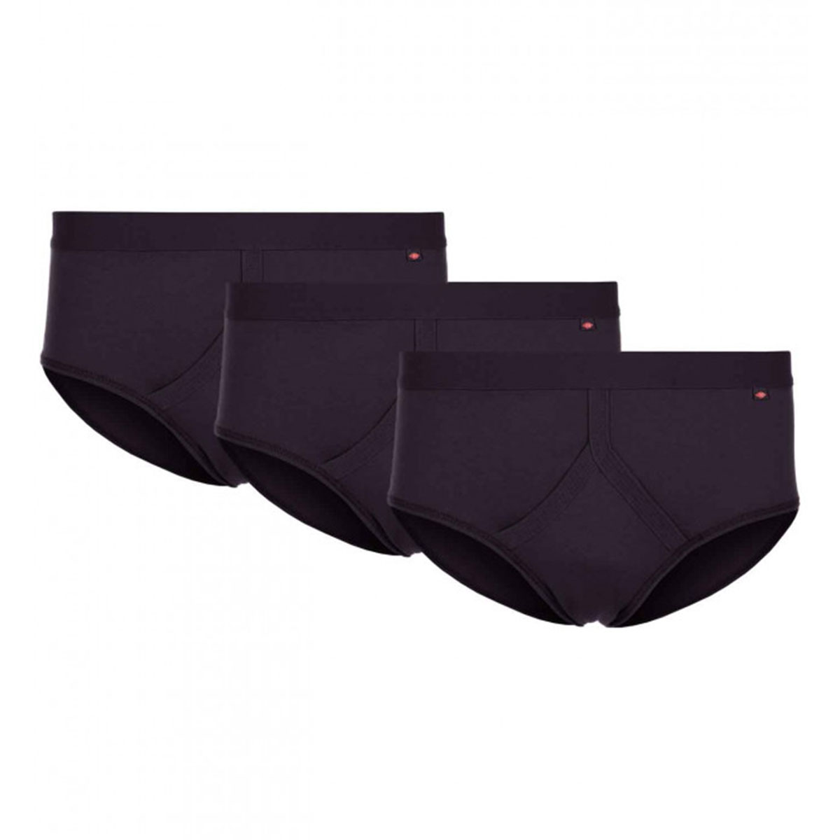 HJ 2350 Navy 3 Pack Pure Cotton Fly Front Mens Briefs